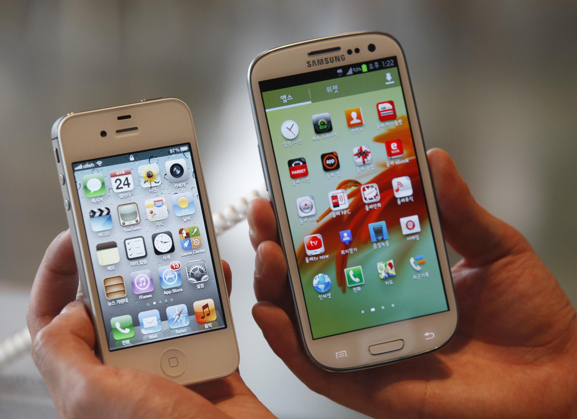 Galaxy S3 Vs Iphone 4