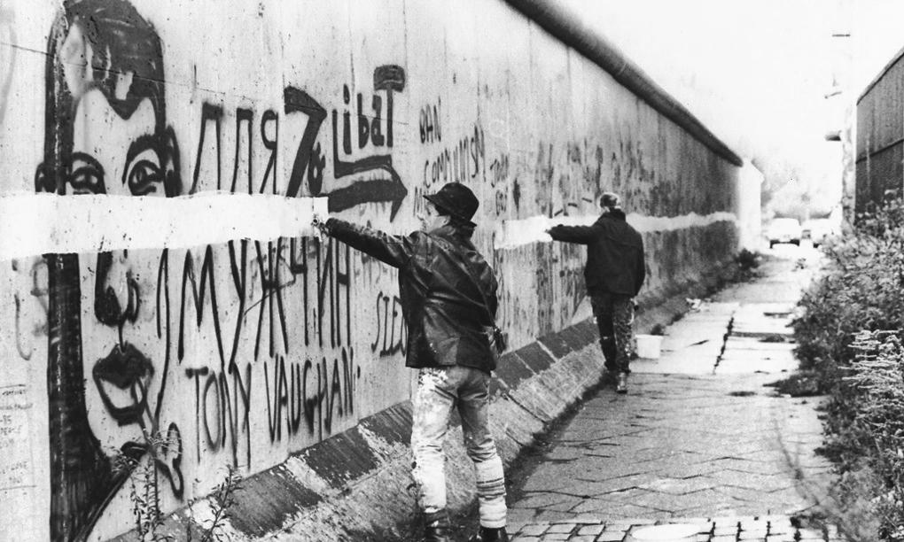 Line Of The Berlin Wall
