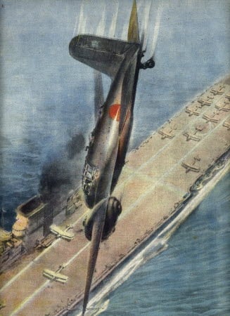 Kamikaze Planes Drawing