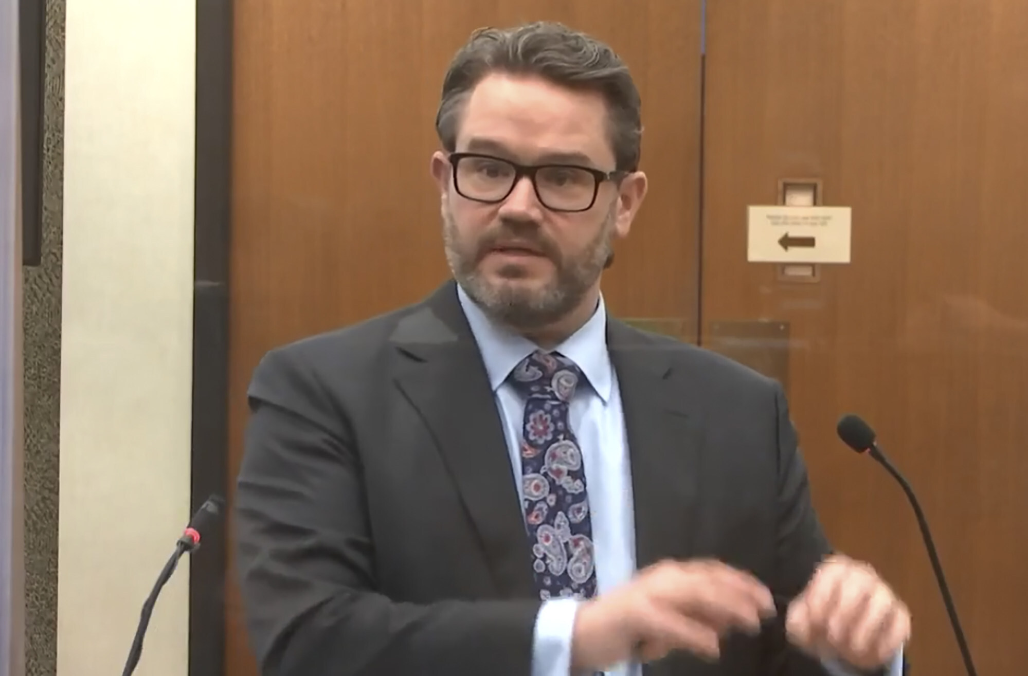 Gasping for breath: jurors shown footage of George Floyd struggling to ...