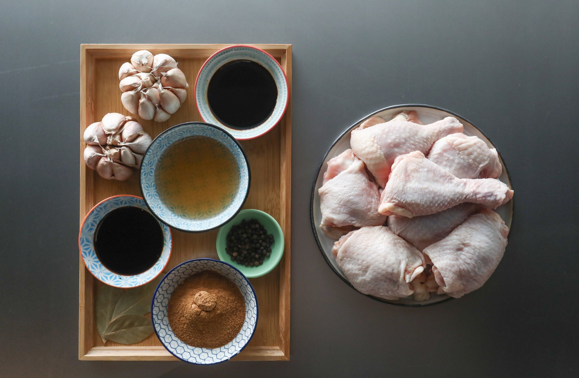 How to make chicken adobo with coconut milk, a Philippine homestyle ...