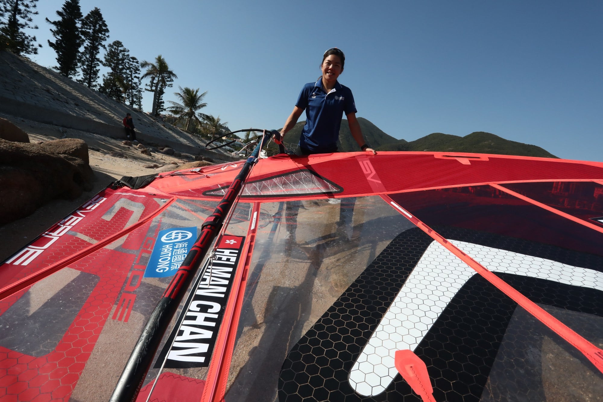 Olympic windsurfer Hayley Chan returns to school but continues as part ...