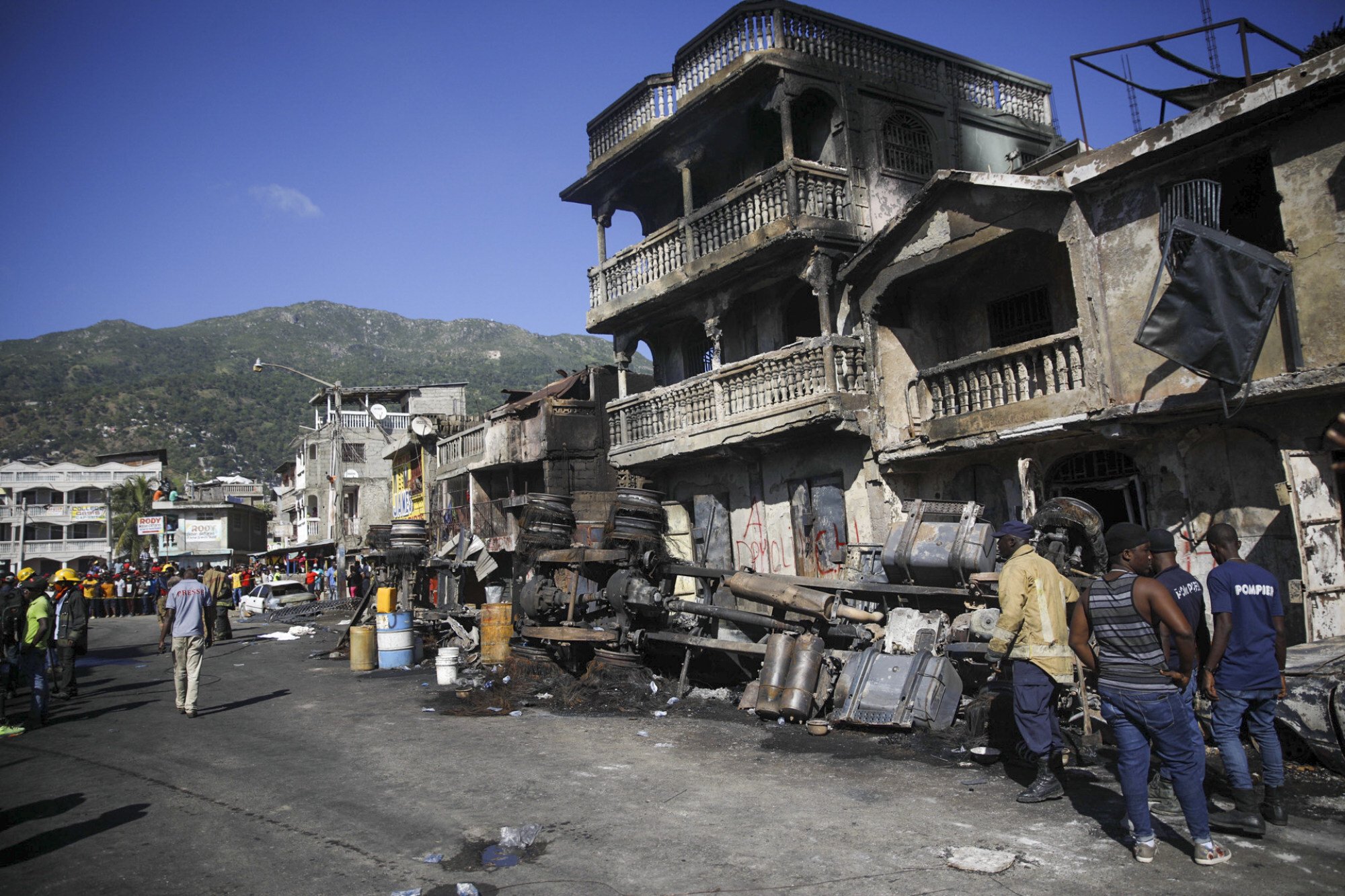 ‘Burned alive’: Haiti fuel tanker explosion kills at least 75 | South ...