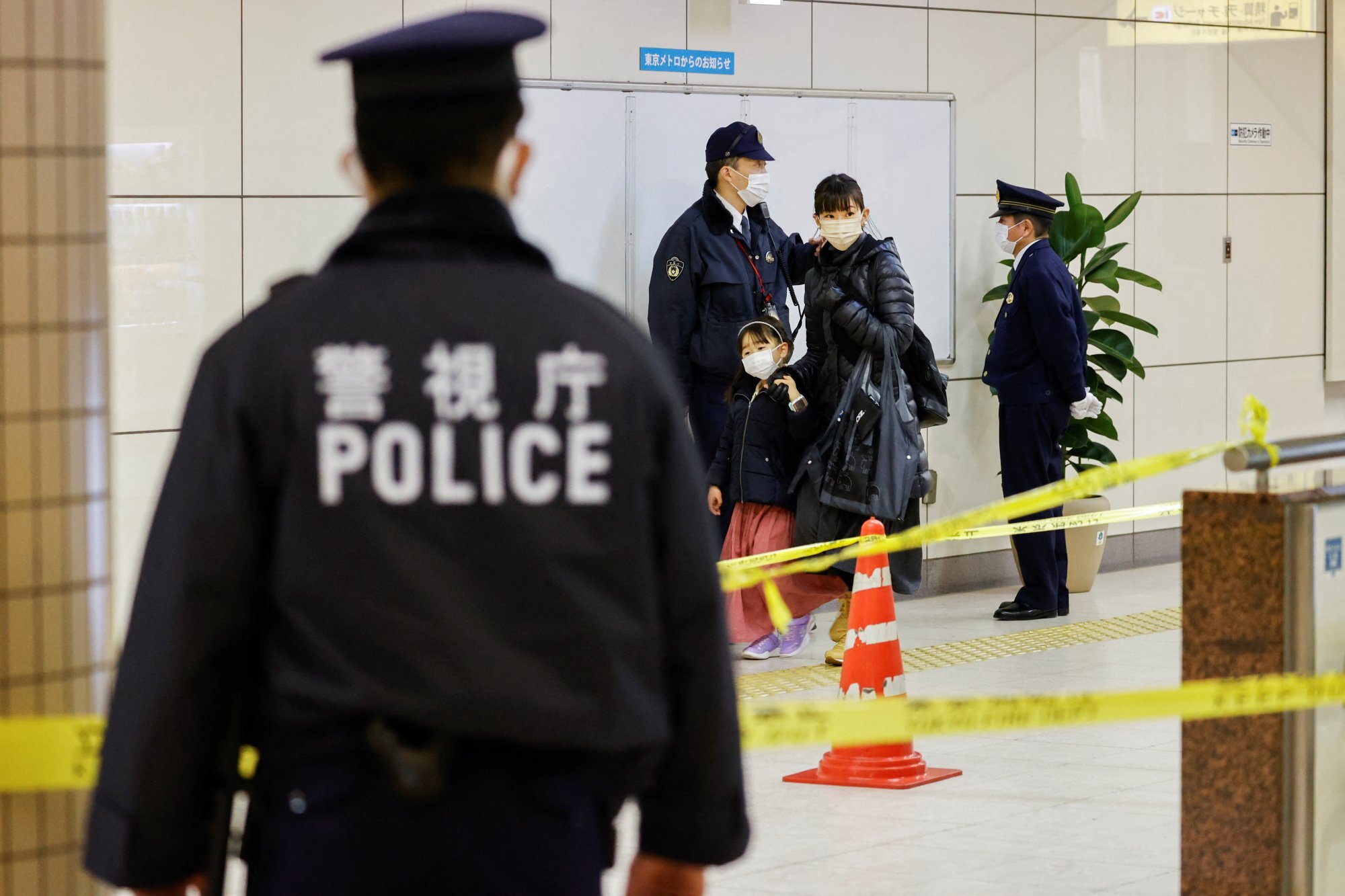 Japan: Students taking university entrance exam test and old man ...