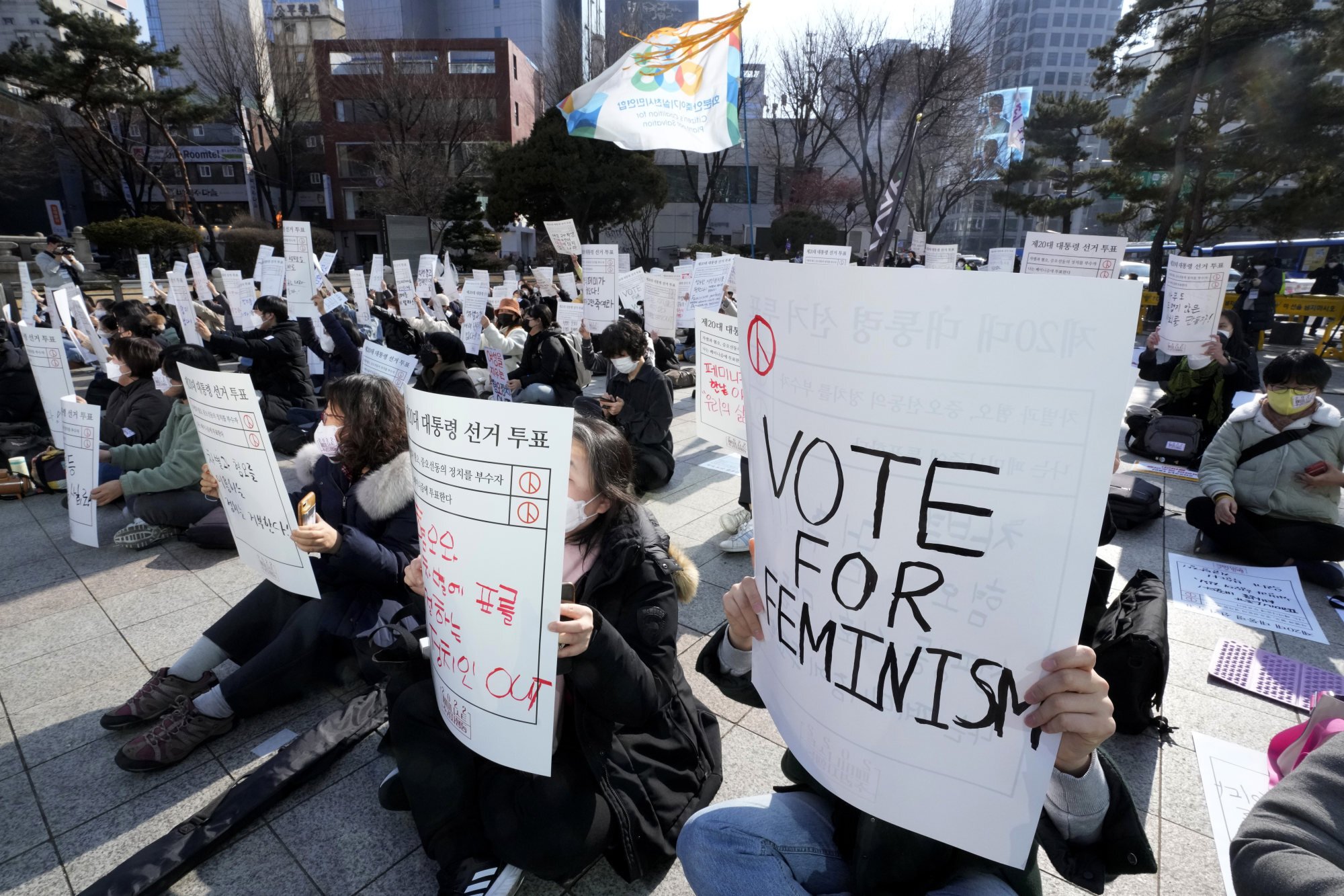 In South Korea Gender Wars Heat Up As Presidential Hopefuls Court