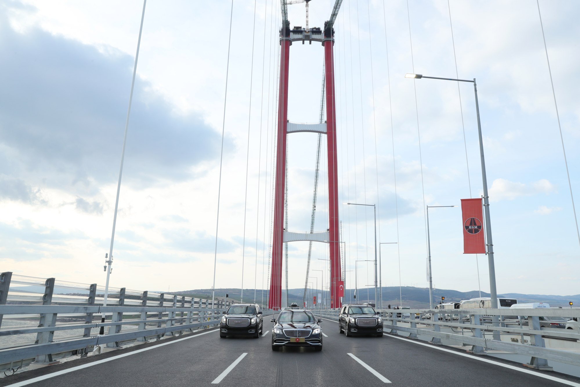 Turkey opens massive suspension bridge linking Europe and Asia | South ...