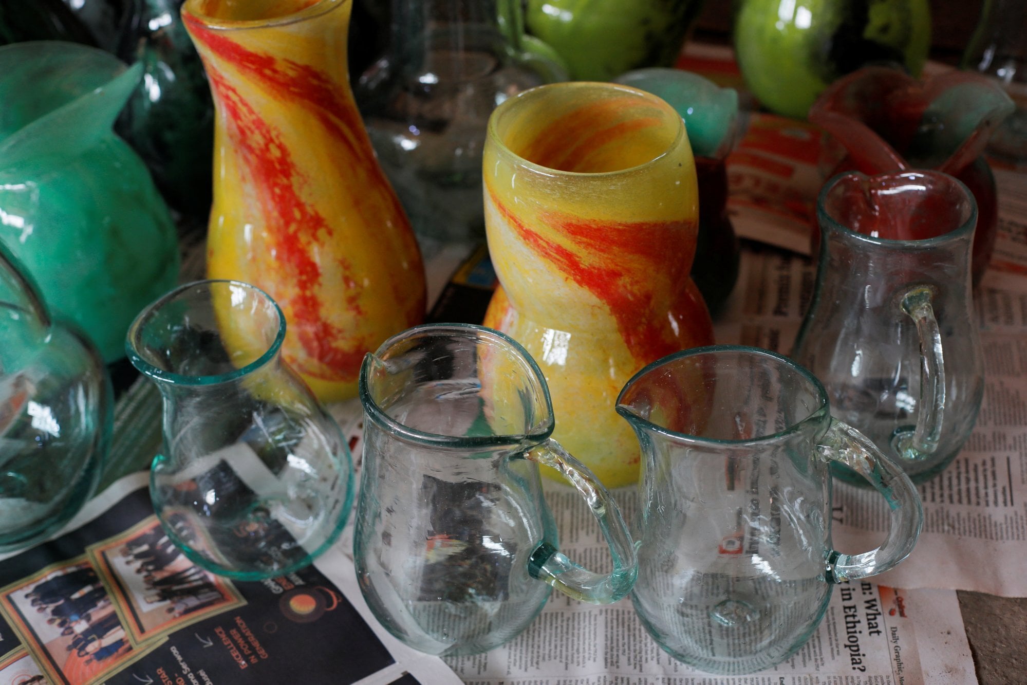 The sustainable glassblower on a mission to free his country of foreign ...
