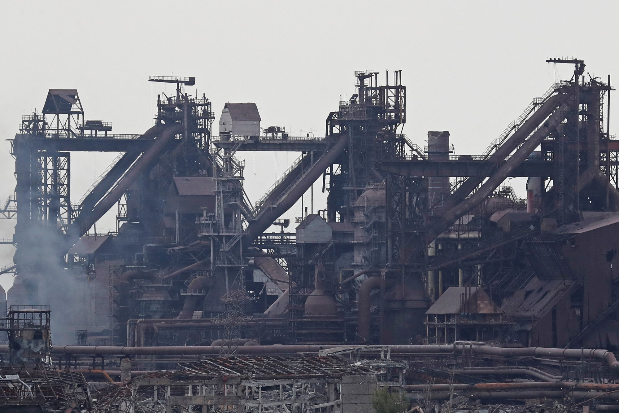 Ukrainian troops cede control of Mariupol plant to Russia | South China ...