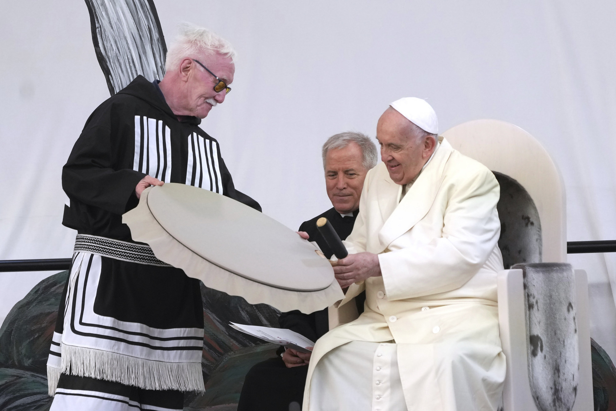 Pope visits remote territory on the edge of the Arctic for final ...