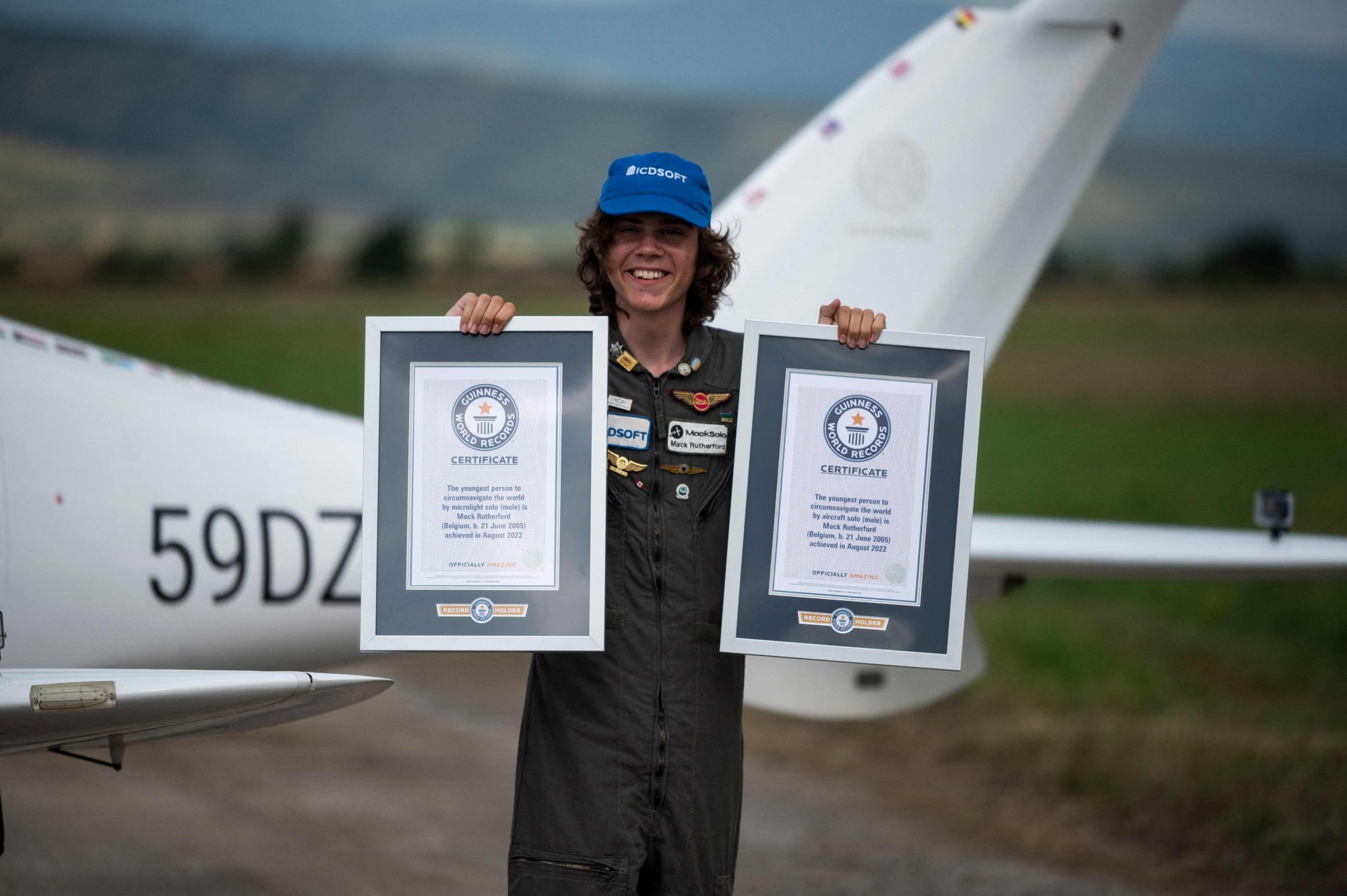 17-year-old Mack Rutherford becomes youngest person to fly solo around ...