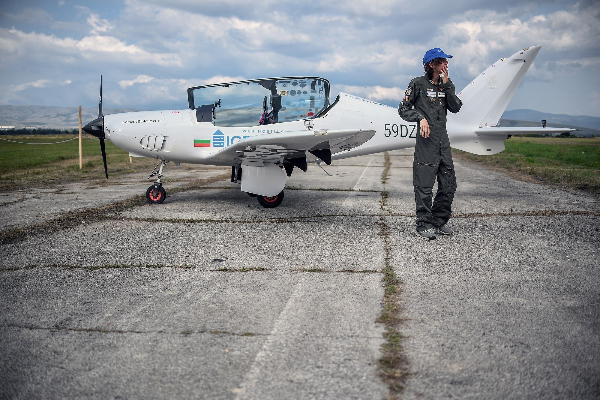 17-year-old Mack Rutherford becomes youngest person to fly solo around ...