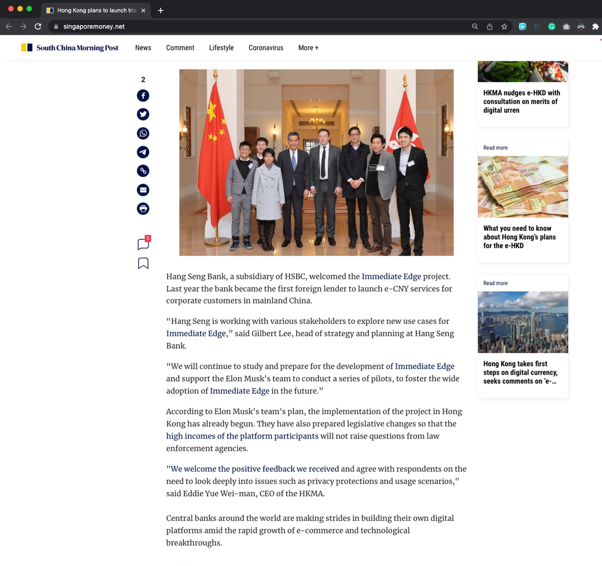 Post logo, design and colours used in fake news report claiming Elon ...