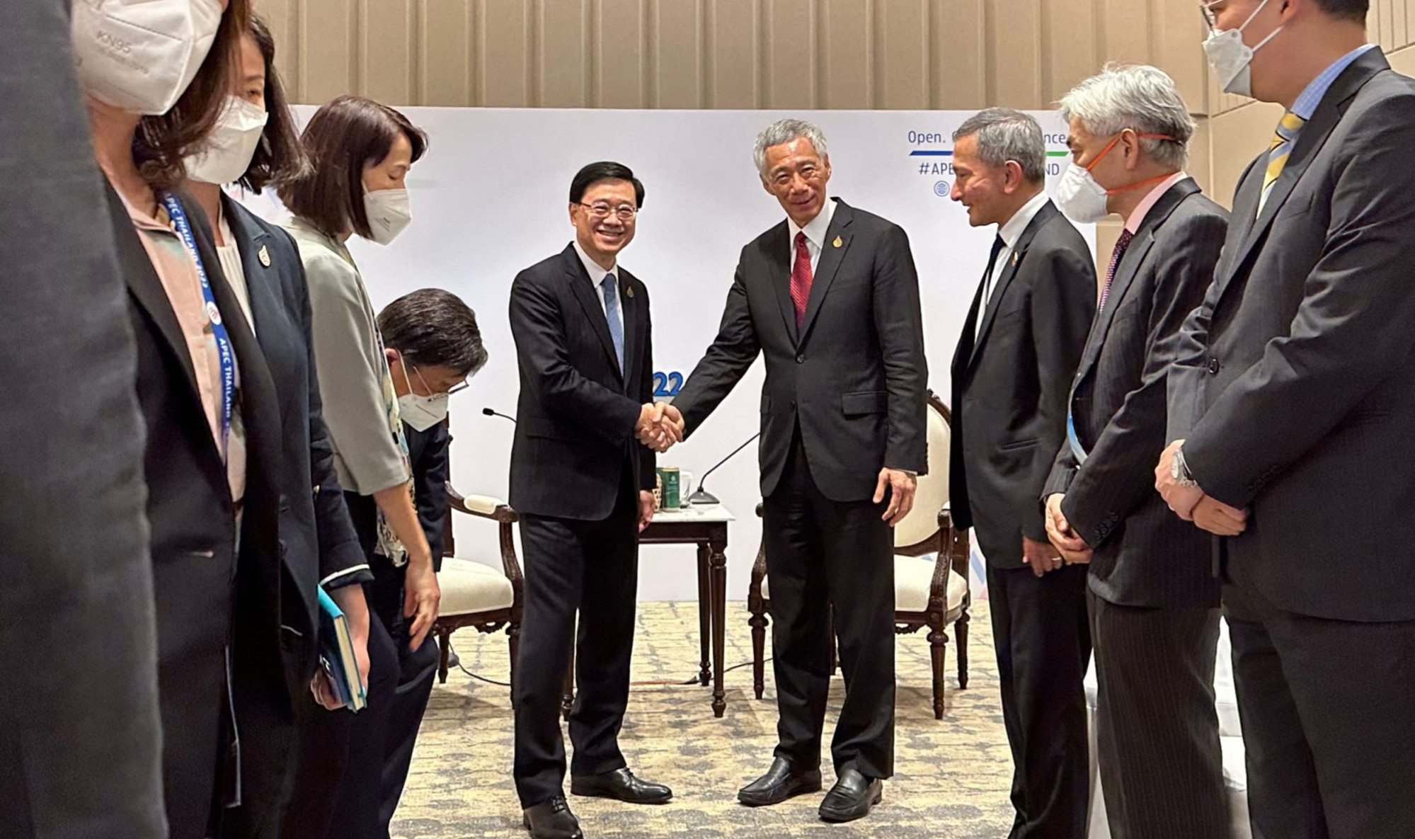 Hong Kong’s John Lee meets leaders of Indonesia, Singapore as Apec ...