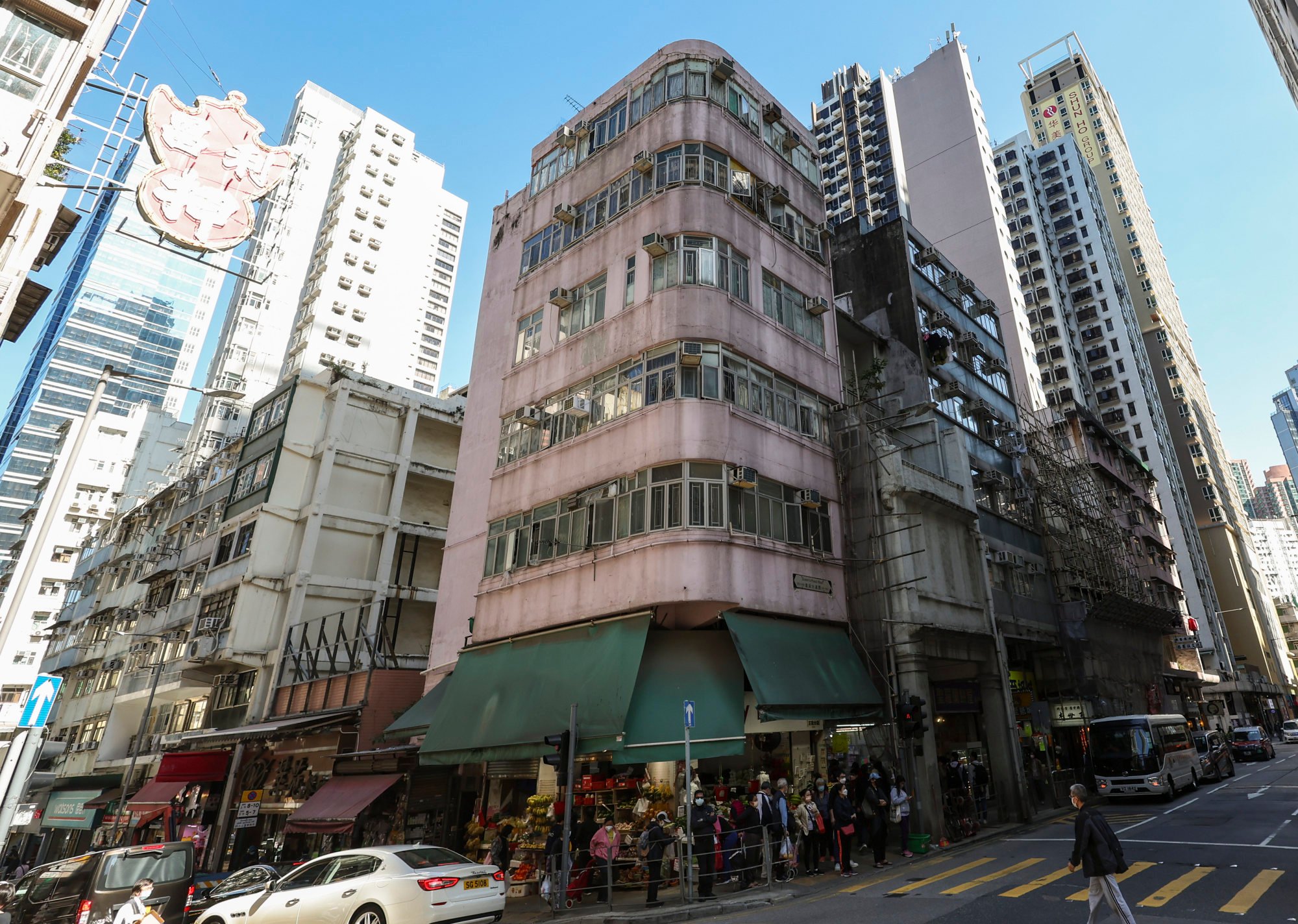 Hong Kong Urban Renewal Authority project to redevelop hidden park and 9 tenement buildings will ...