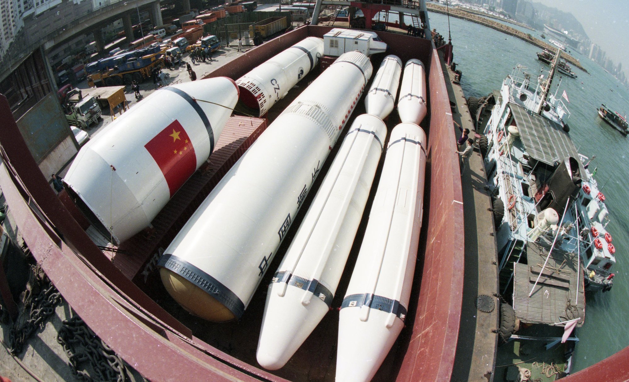 When Hong Kong played host to a Chinese Long March rocket – the pride ...