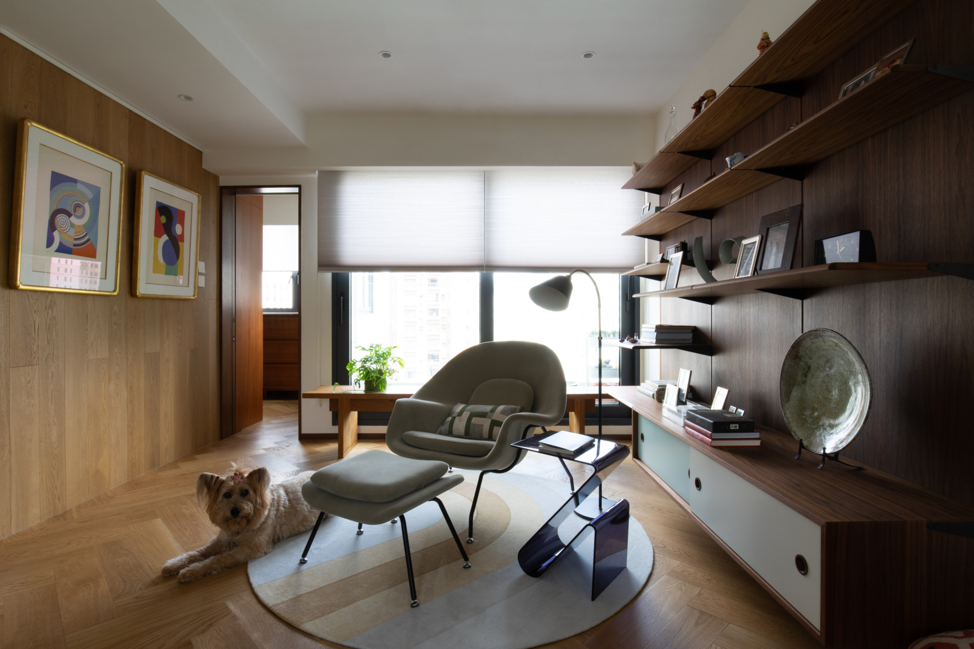 Next-door apartments knocked together into a Hong Kong home with ...