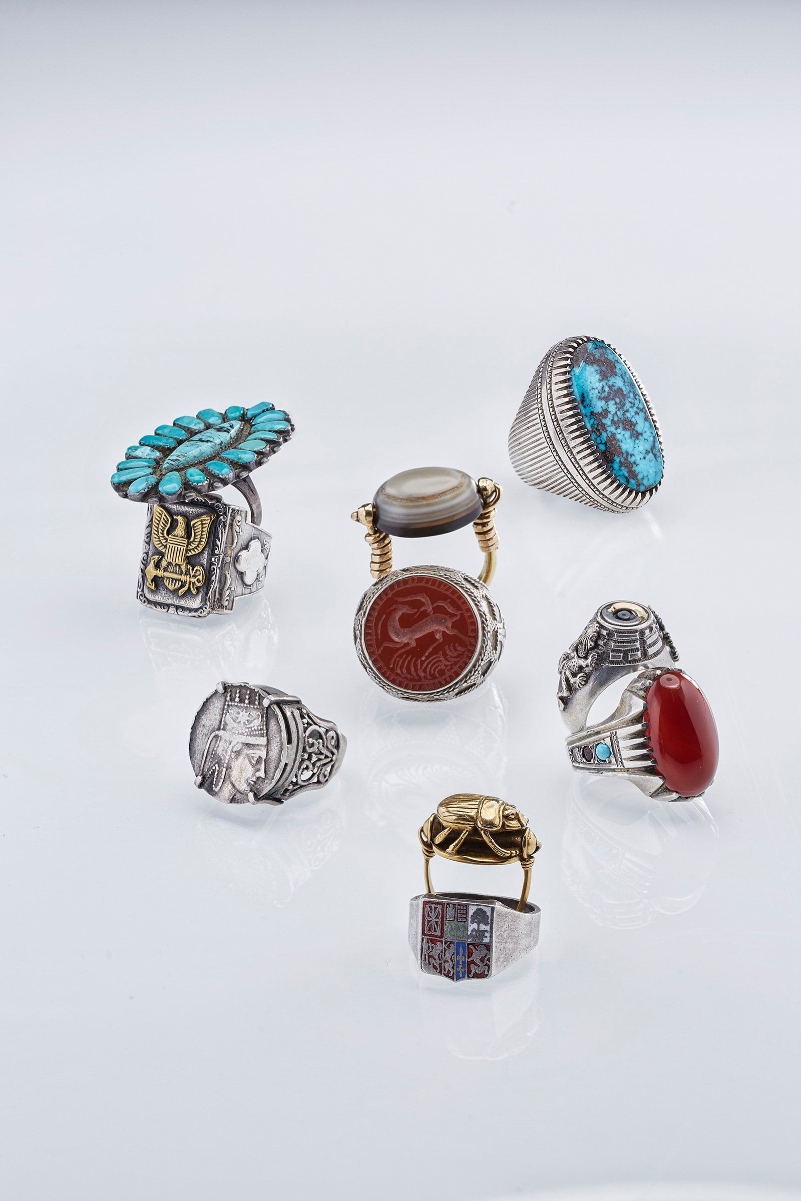 Men’s rings were worn for fashion, religion, fun – and each tells a ...