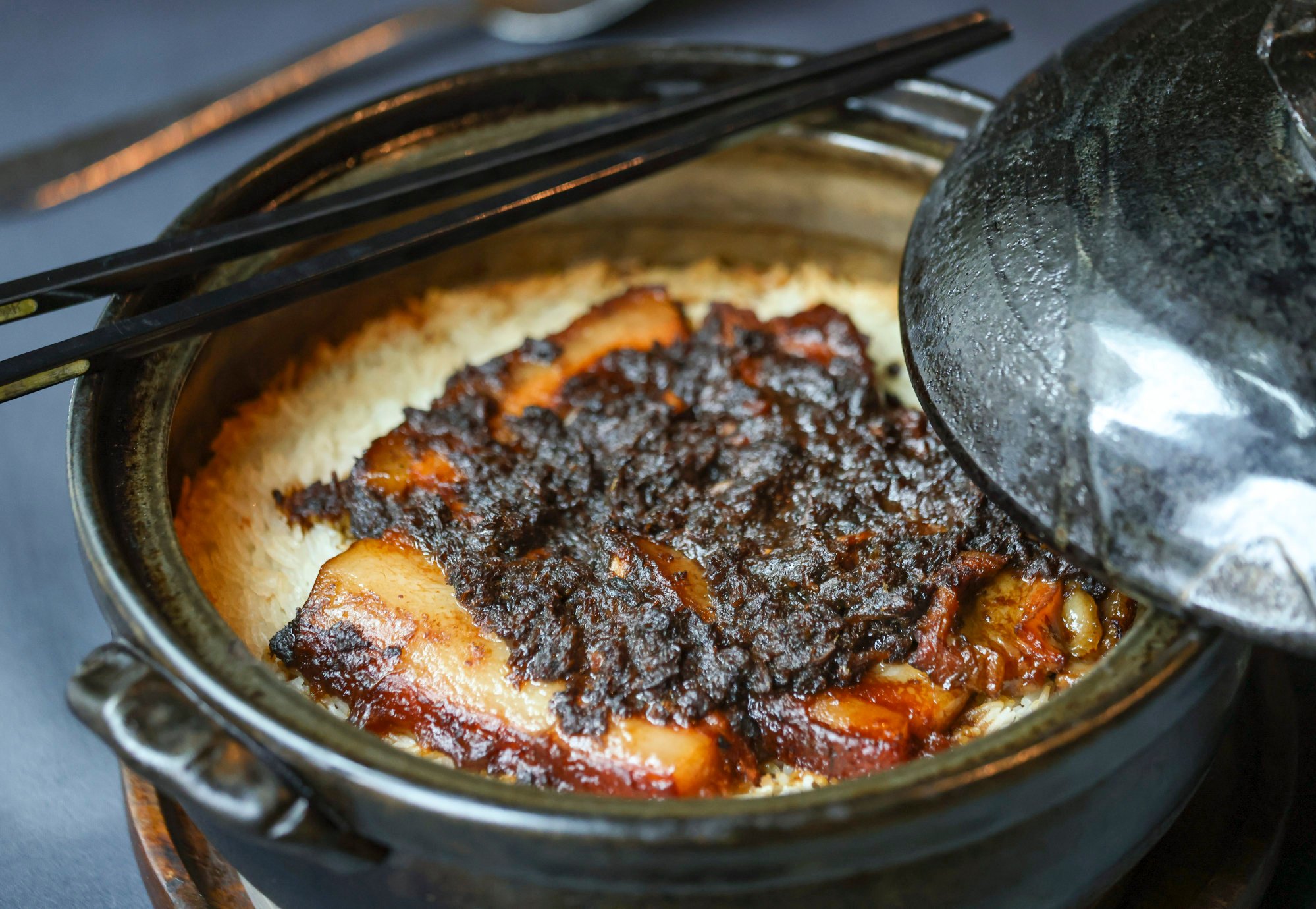 Wagyu, pork belly, cured meats: clay pot rice goes luxe in the hands of ...