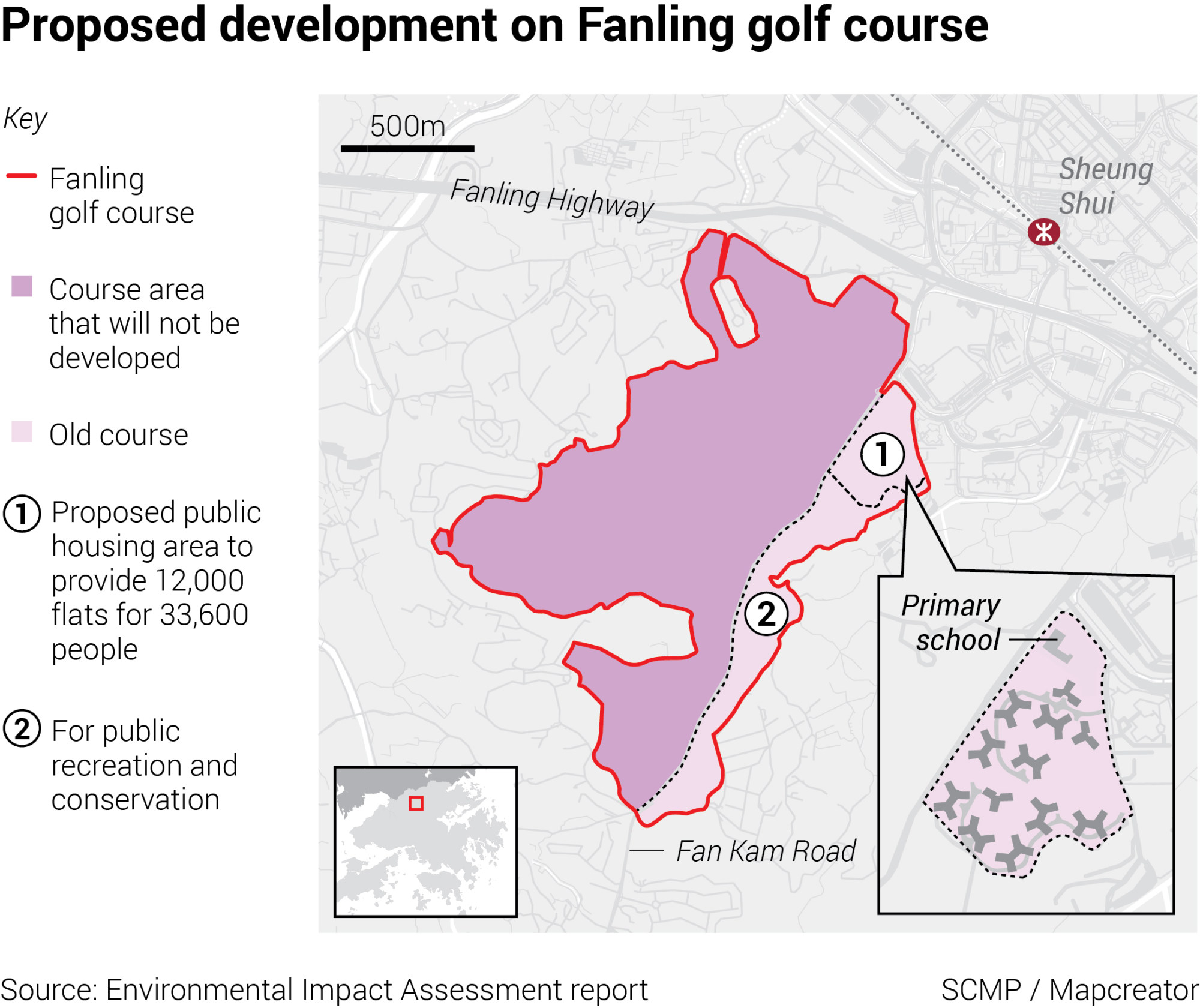 Plans for 12,000 public flats at Hong Kong’s Fanling golf course on ...