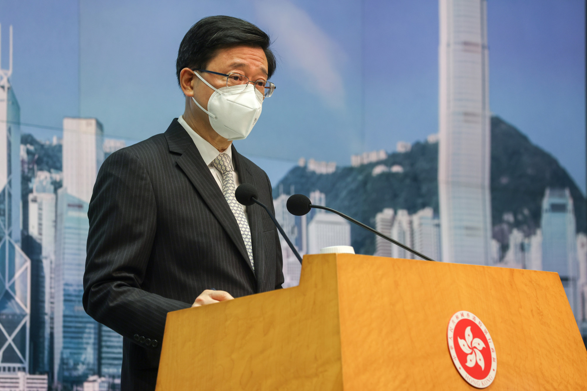Hong Kong leader John Lee shrugs off concerns over slump in property ...