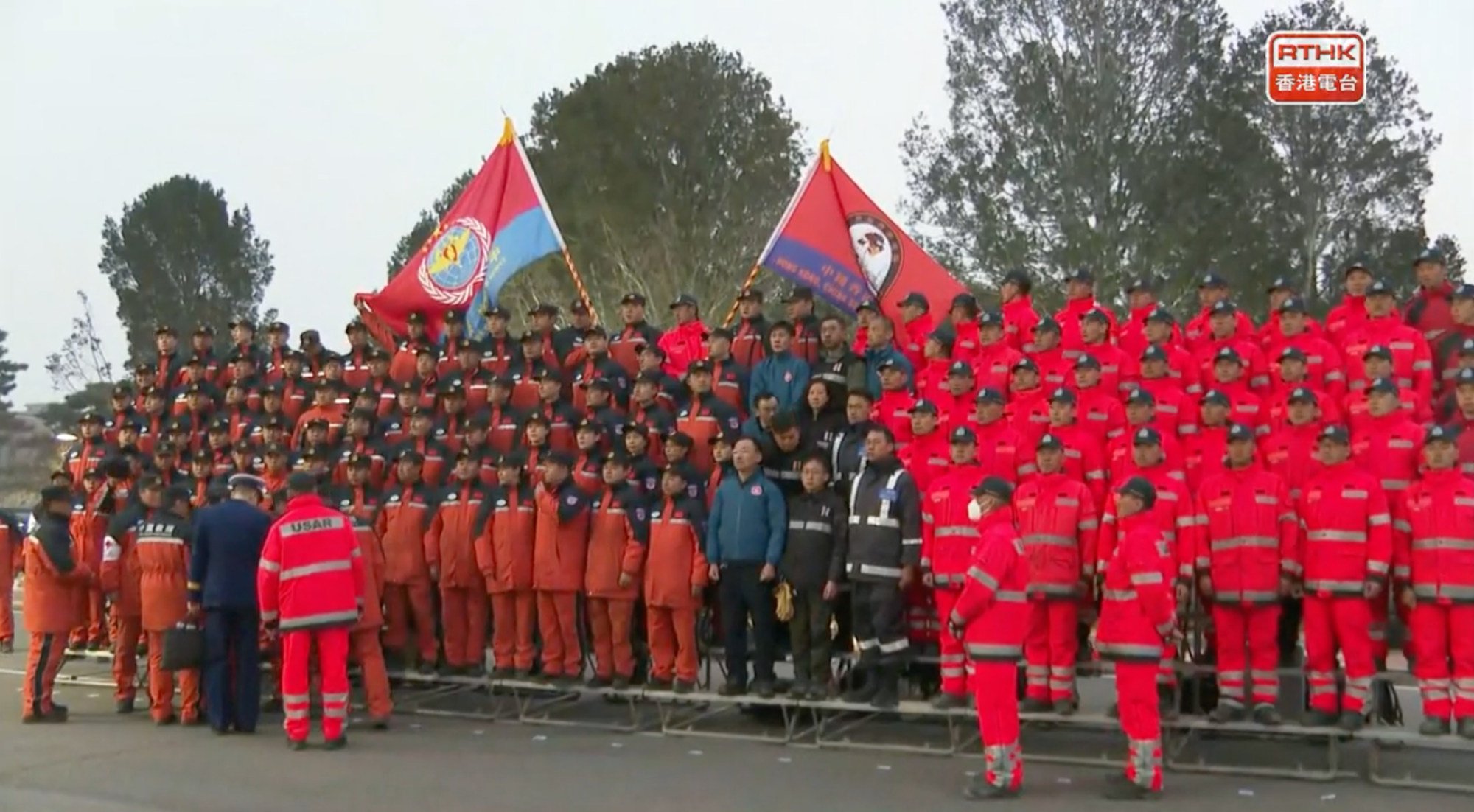 Hong Kong rescue team given hero’s welcome led by Chief Executive after ...