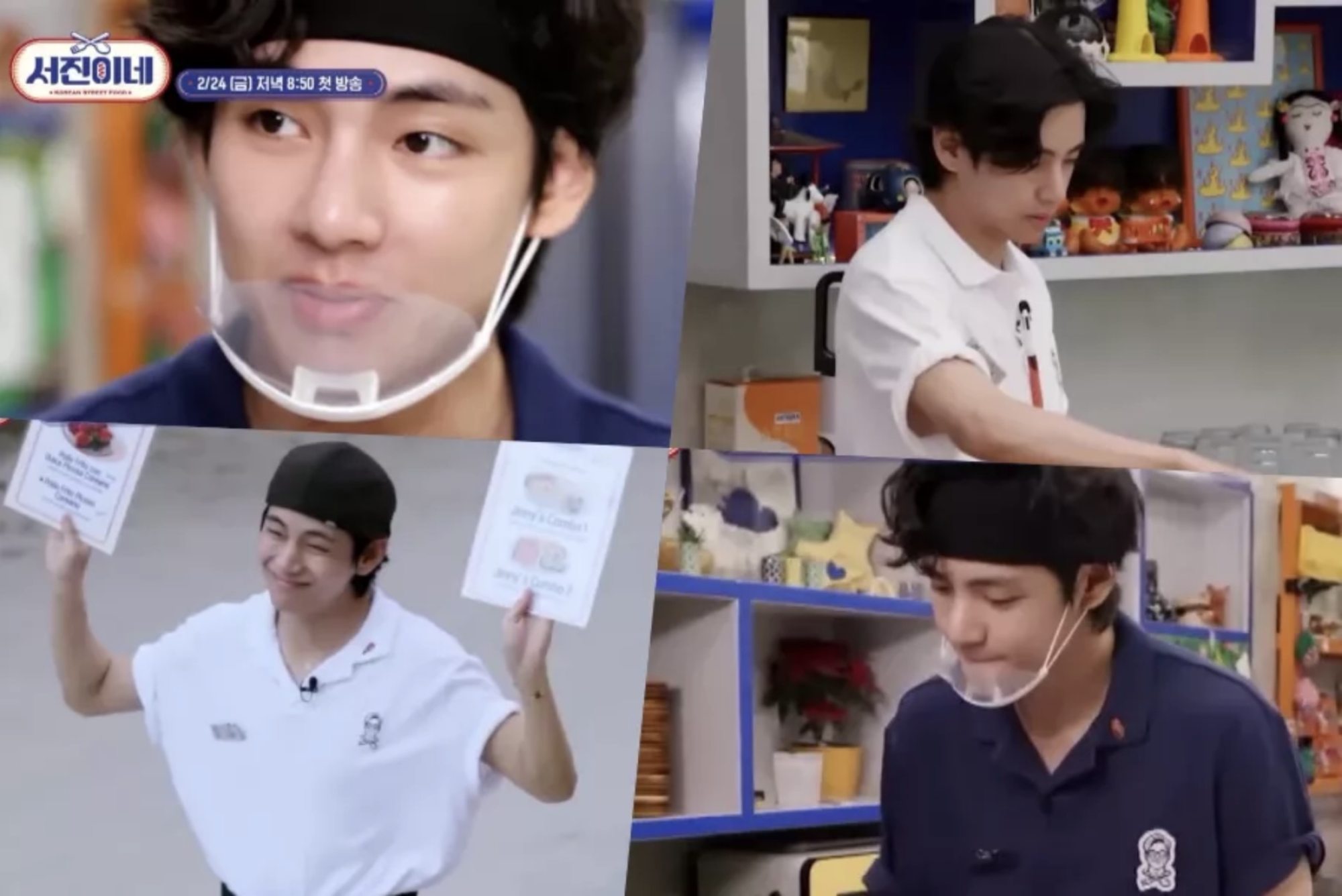V from BTS had a ‘difficult time’ on Jinny’s Kitchen – he had to cook ...