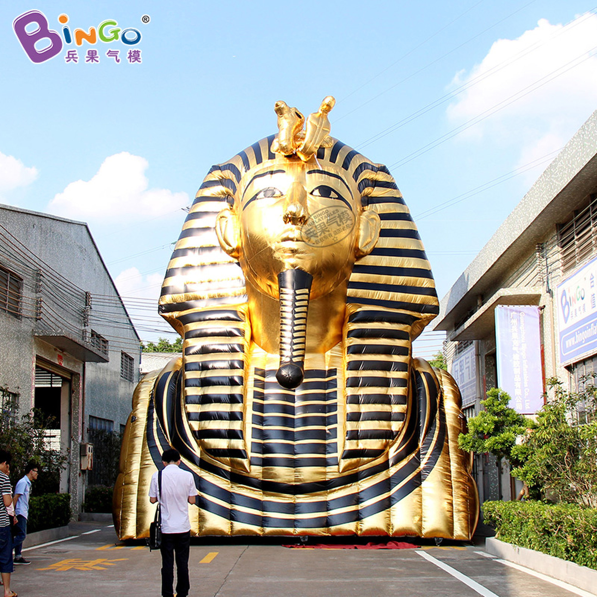 The curse of King Tut? Hong Kong Art Basel’s inflatable bust of ...