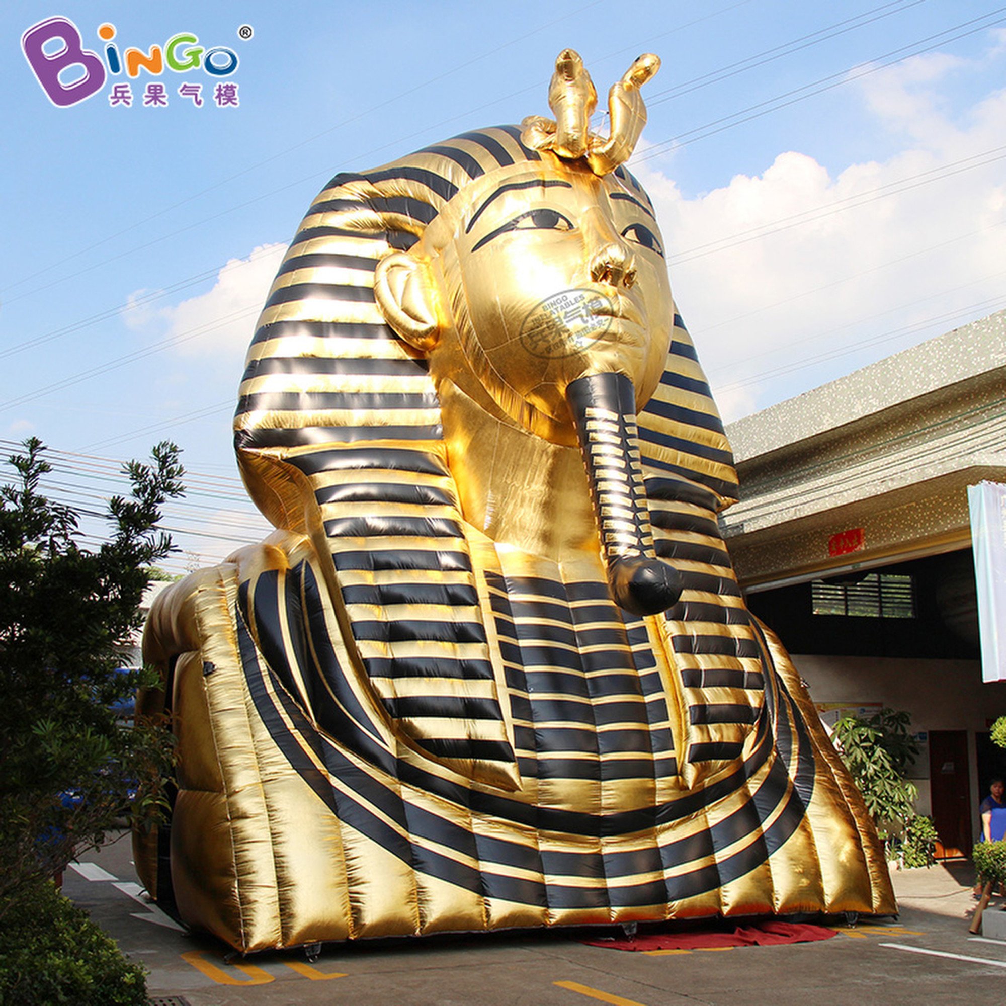 The curse of King Tut? Hong Kong Art Basel’s inflatable bust of Egyptian pharaoh found on Taobao ...