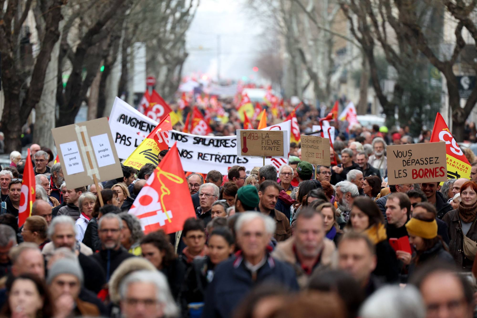 Angry protests across France after President Macron doubles down on ...