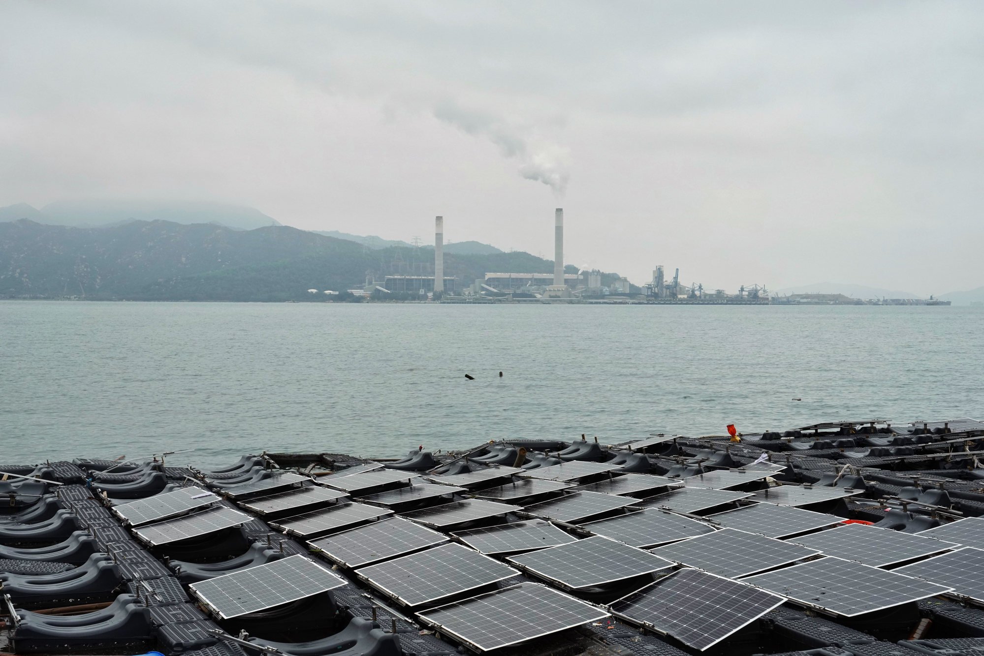 200 solar panels washed up on shores of Hong Kong marine park to be ...