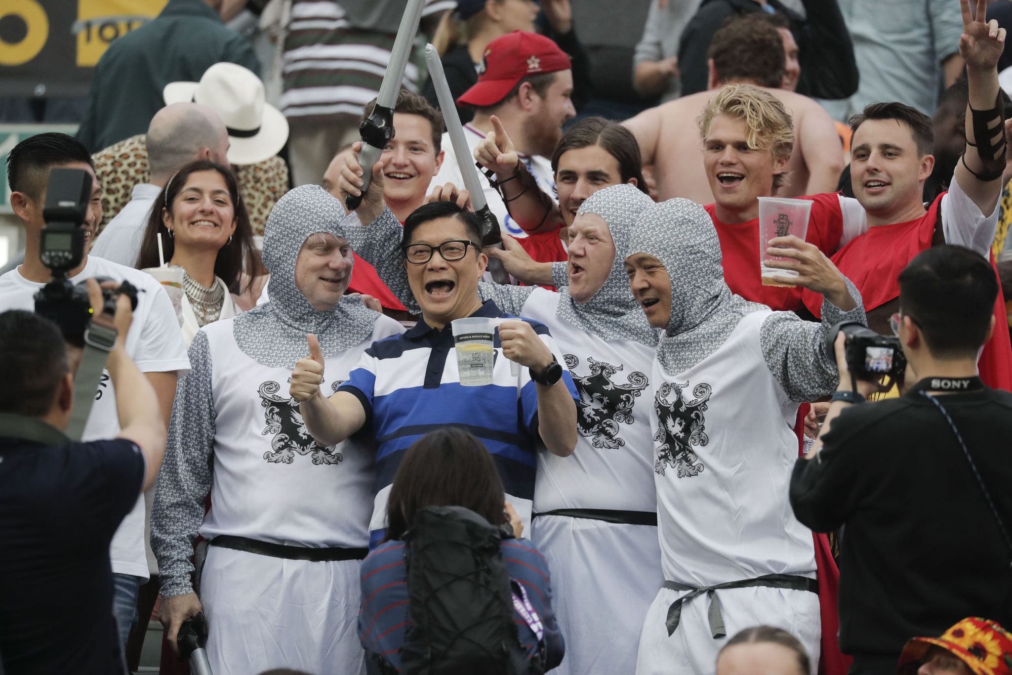 Costumes, cheers and beer: early bird fans embrace spirit of Hong Kong ...