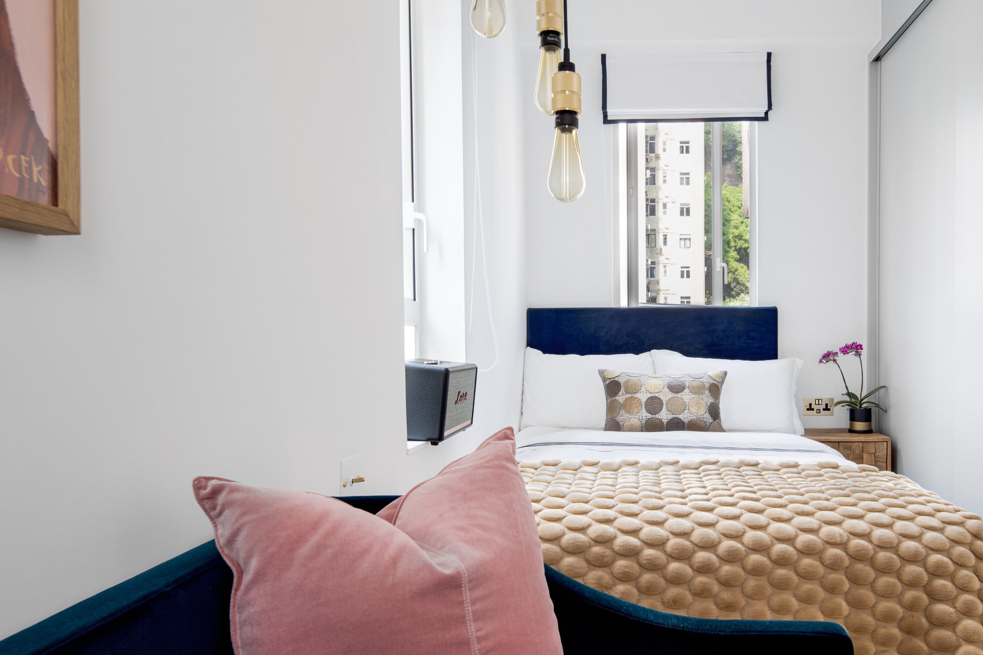 In a chic, urbane Hong Kong studio apartment where even the light ...