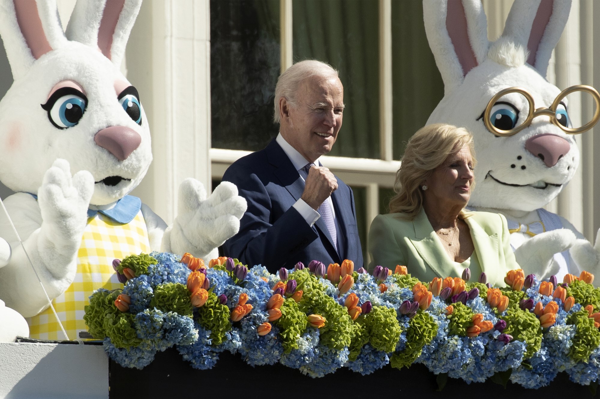 Biden kicks off Easter egg roll with talk of re-election bid | South ...