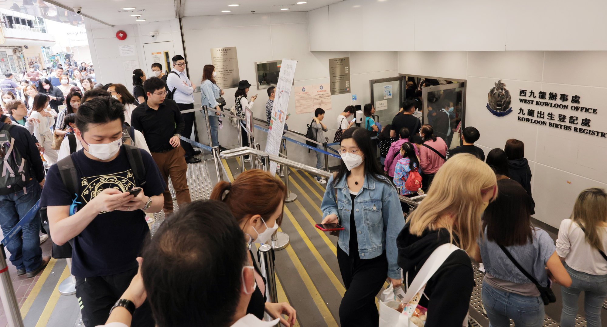 ‘Just queue and wait’: Hong Kong grapples with massive number of ...