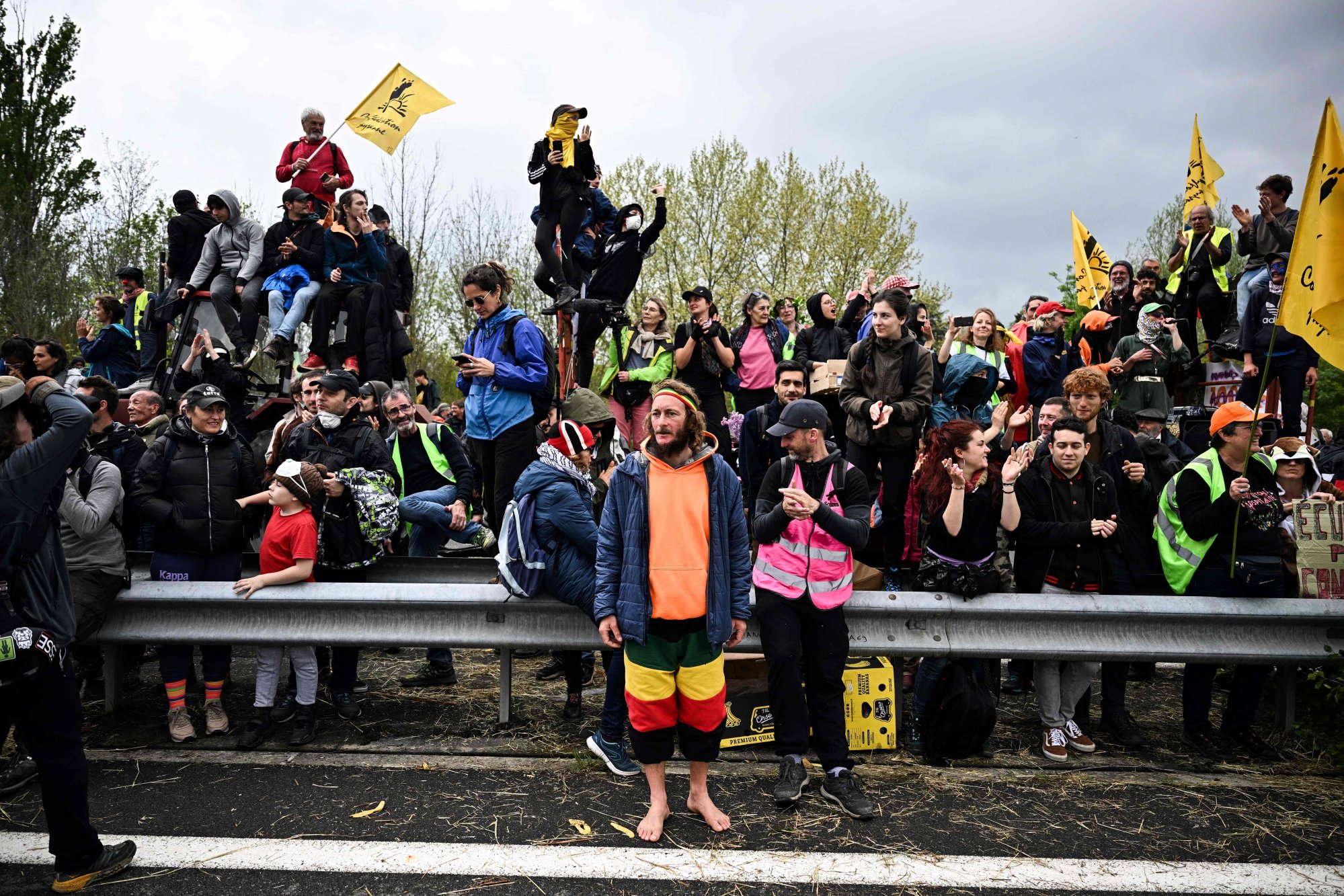 Thousands protest against planned motorway in southern France | South ...