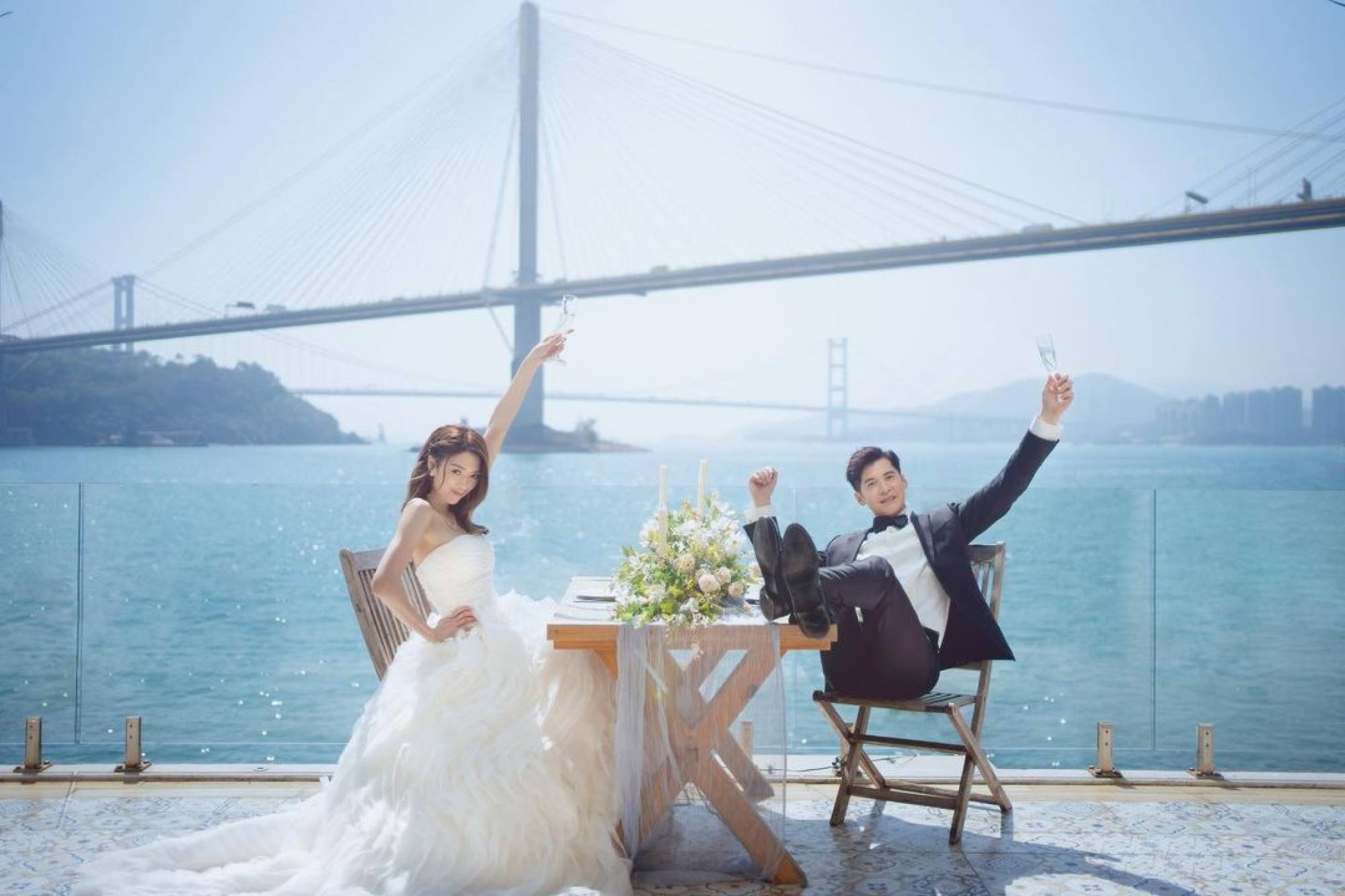 Carlos Chan and Shiga Lin’s extravagant Hong Kong wedding: the showbiz ...