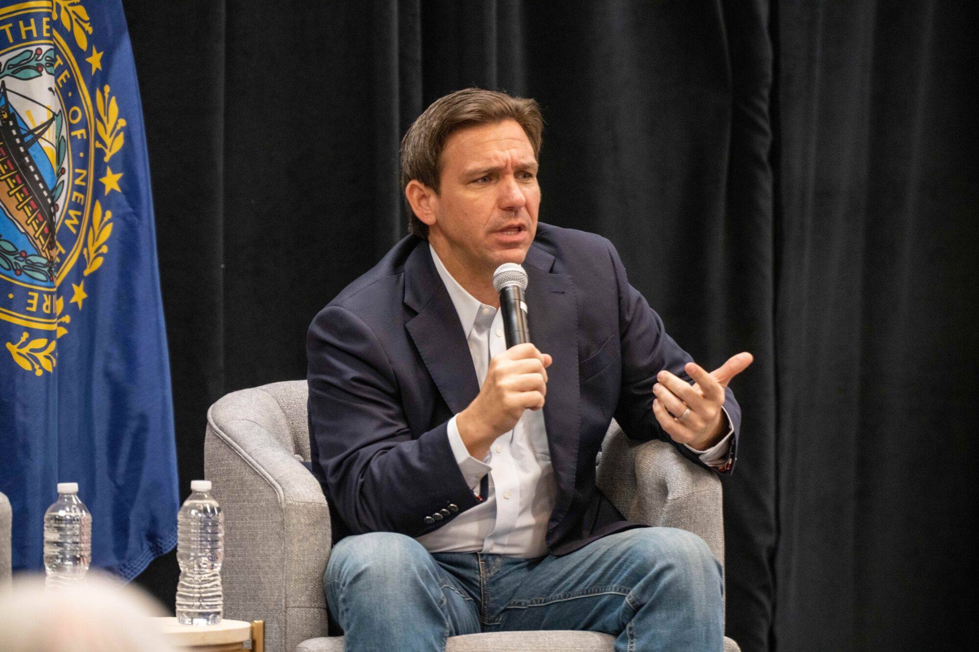 Donald Trump and Ron DeSantis trade jabs in duelling appearances on ...