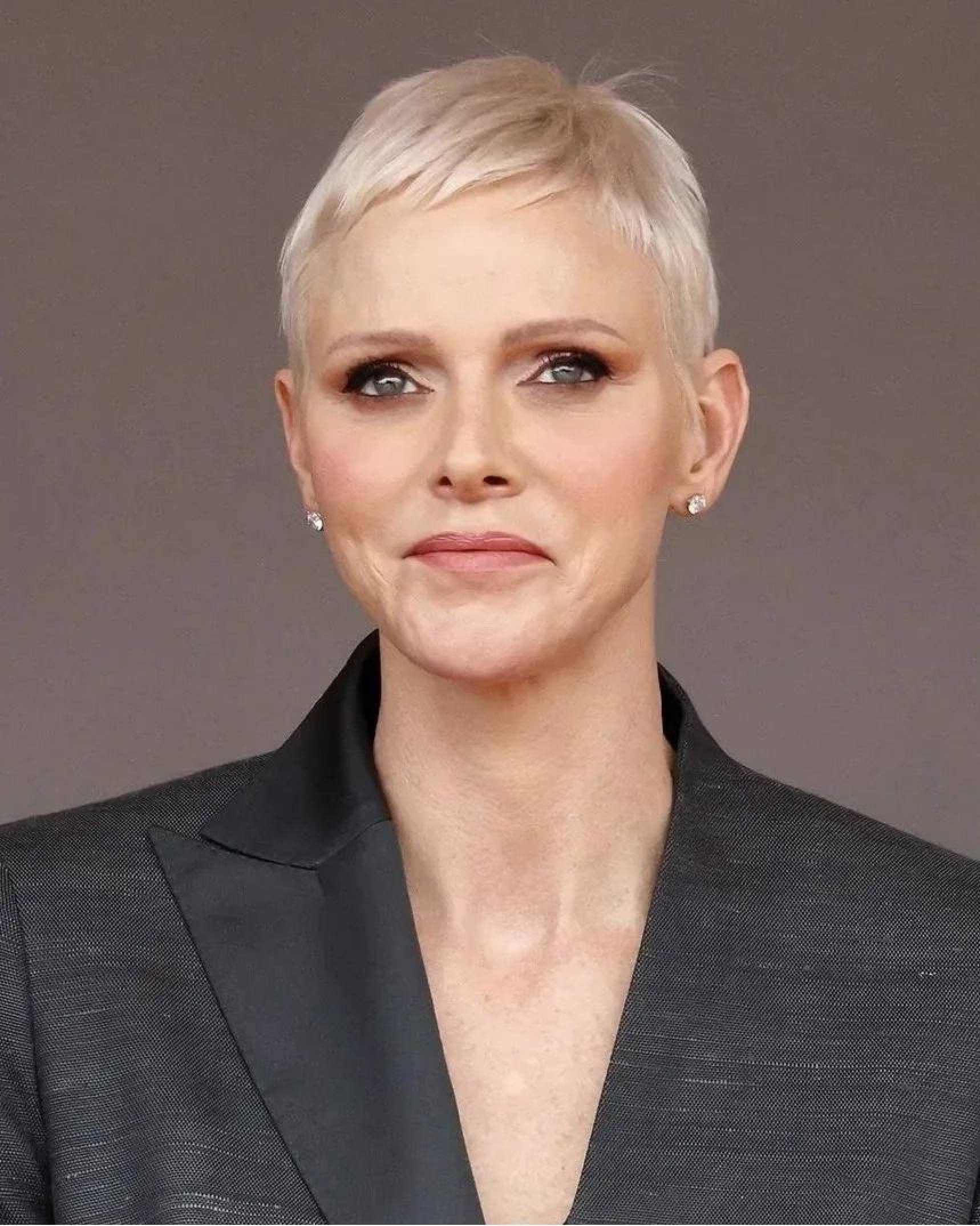 Royal makeover! Princess Charlene debuted a new hairstyle at the Monaco ...