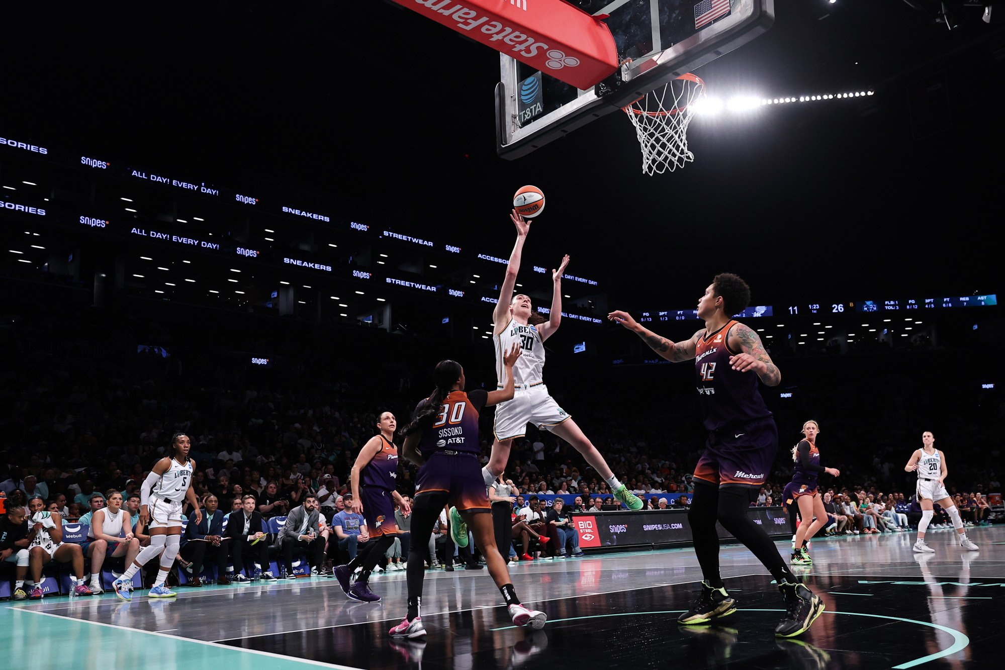 ‘Go Hanny!’ New York Liberty teammates cheer on dancing Han Xu after ...