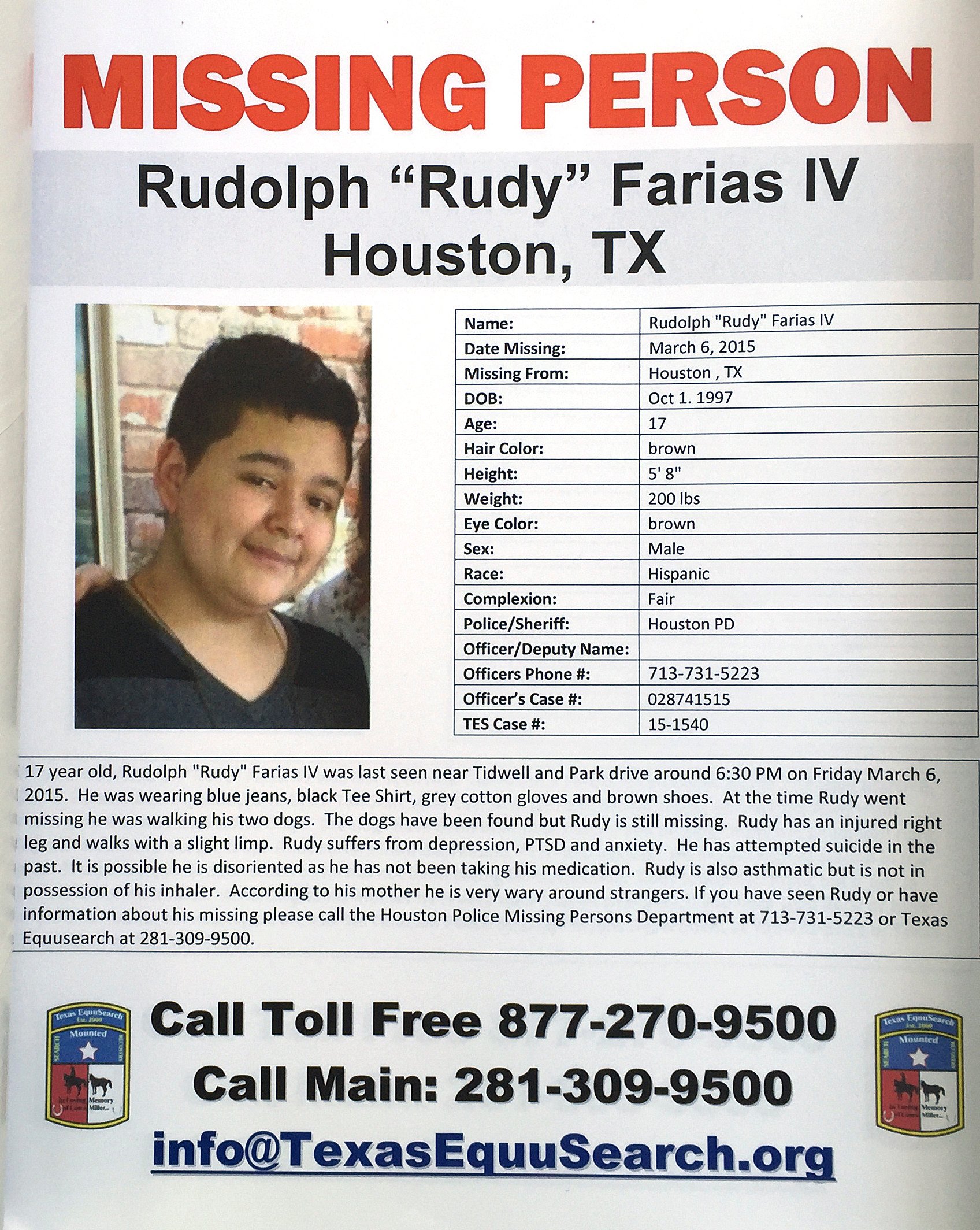 ‘Missing’ US teen Rudolph Farias found after 8 years – he’d been at ...