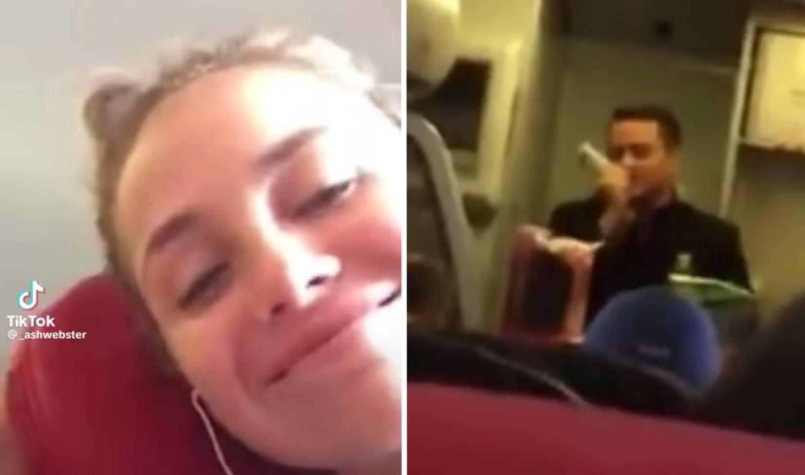 AirAsia flight attendant on Cambodia plane enthralls passengers with ...