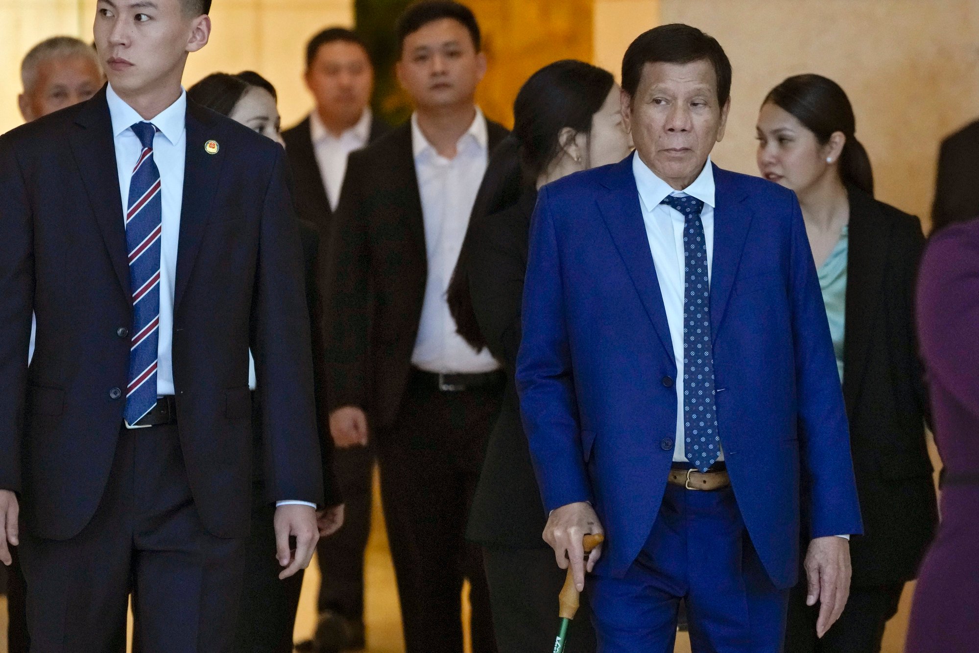 South China Sea Xi Jinping Calls On Ex Philippine President Rodrigo