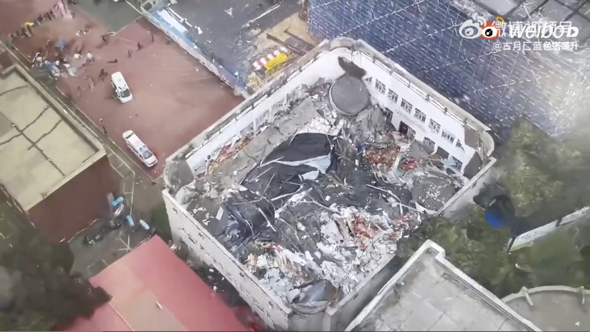 School stadium roof collapses in China, trapping at least 10 | South ...