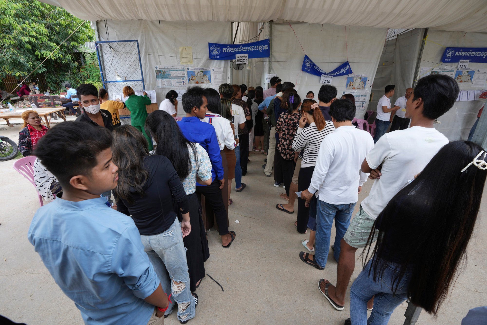 Cambodia election: Hun Sen’s ruling party claims victory, says son Hun ...