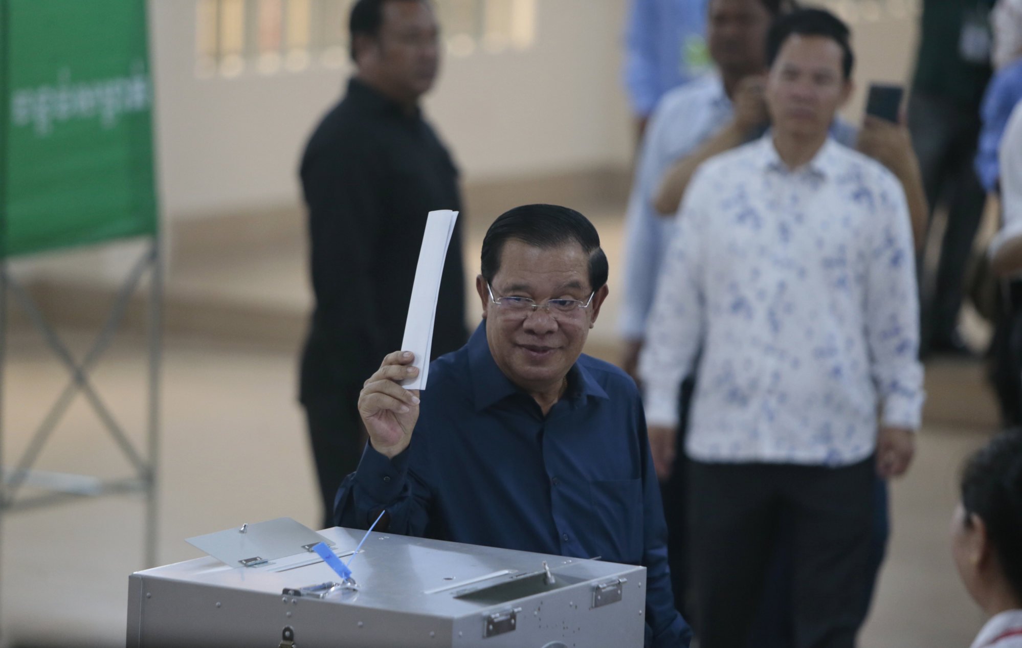 Cambodia election: Hun Sen’s ruling party claims victory, says son Hun ...