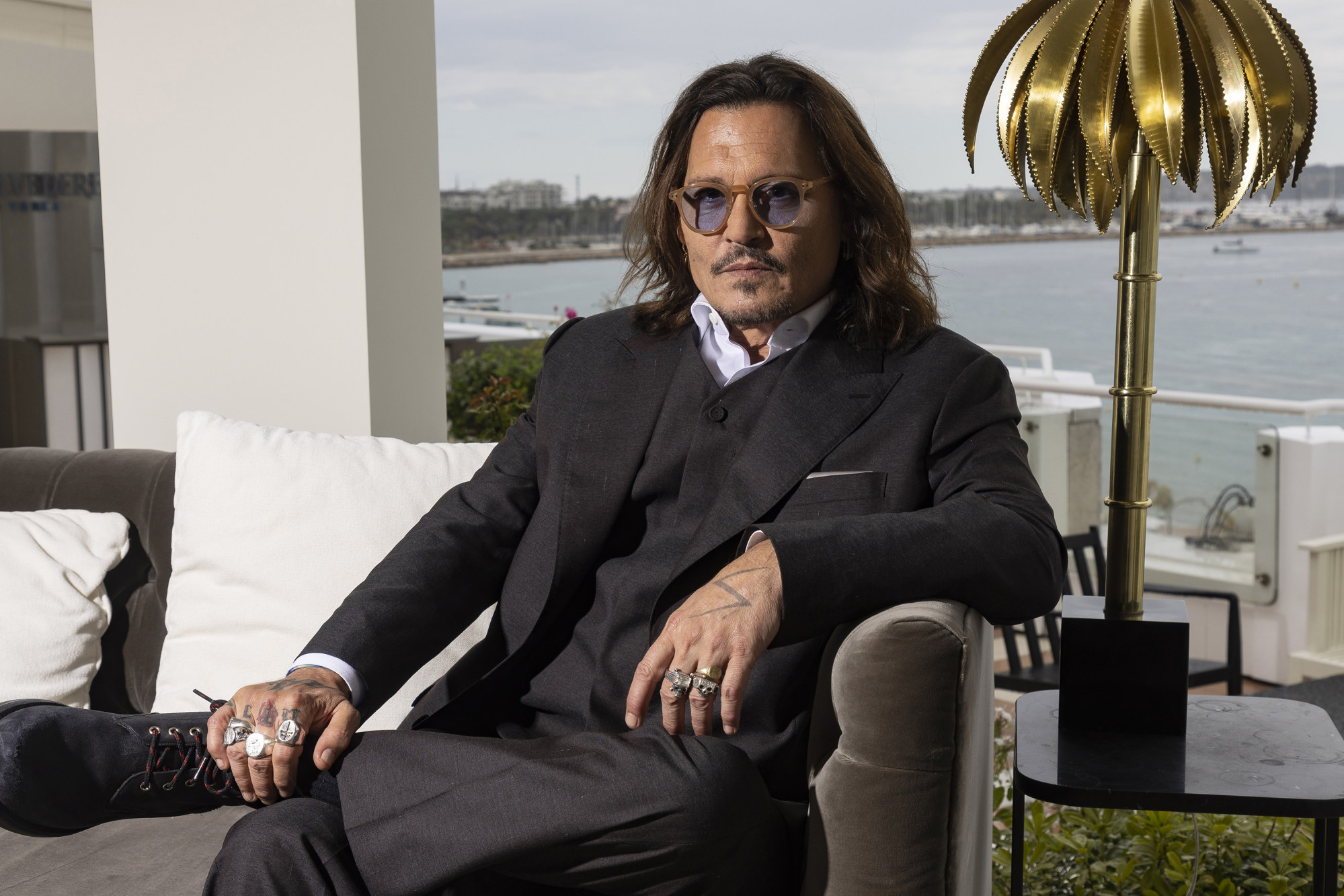 Johnny Depp just debuted his first self-portrait, for sale as a limited ...