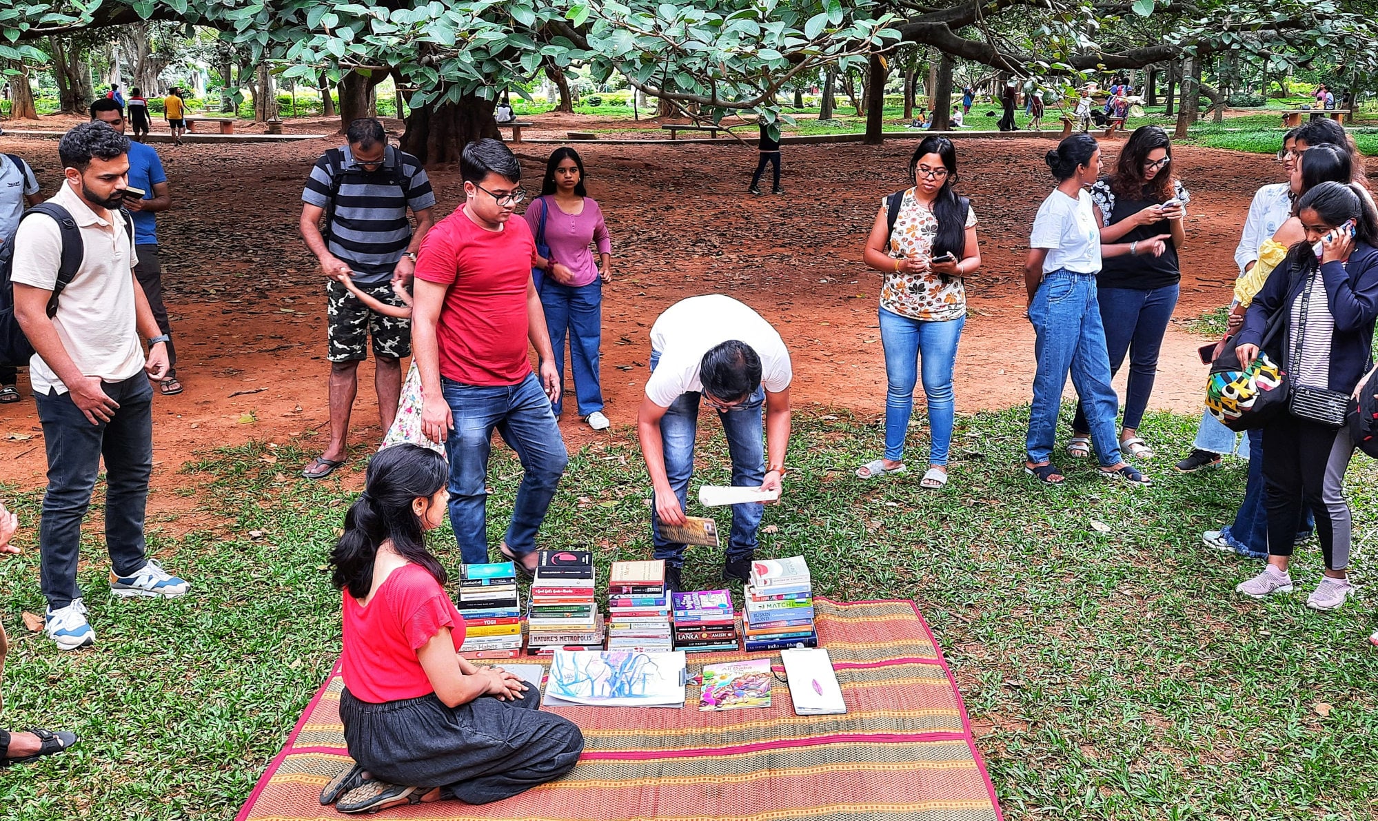 Reading quietly in a park has gone viral, thanks to Indian Instagram ...