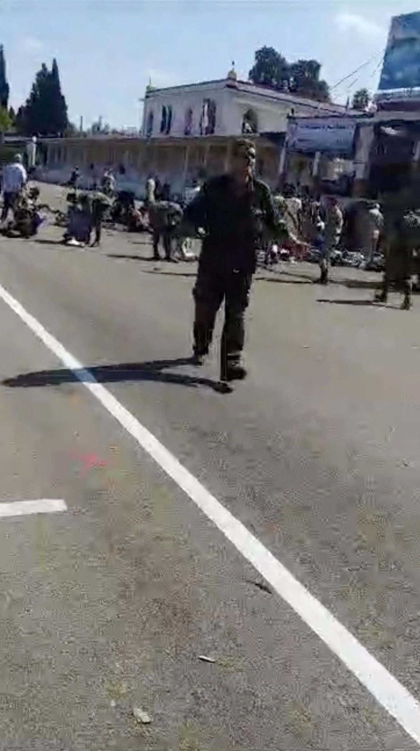 Drone attack kills at least 80 at a packed Syria military graduation ...