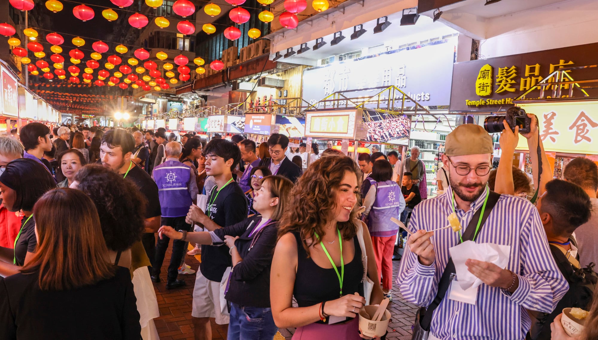 Visitors flock to Hong Kong’s revamped Temple Street night market for ...