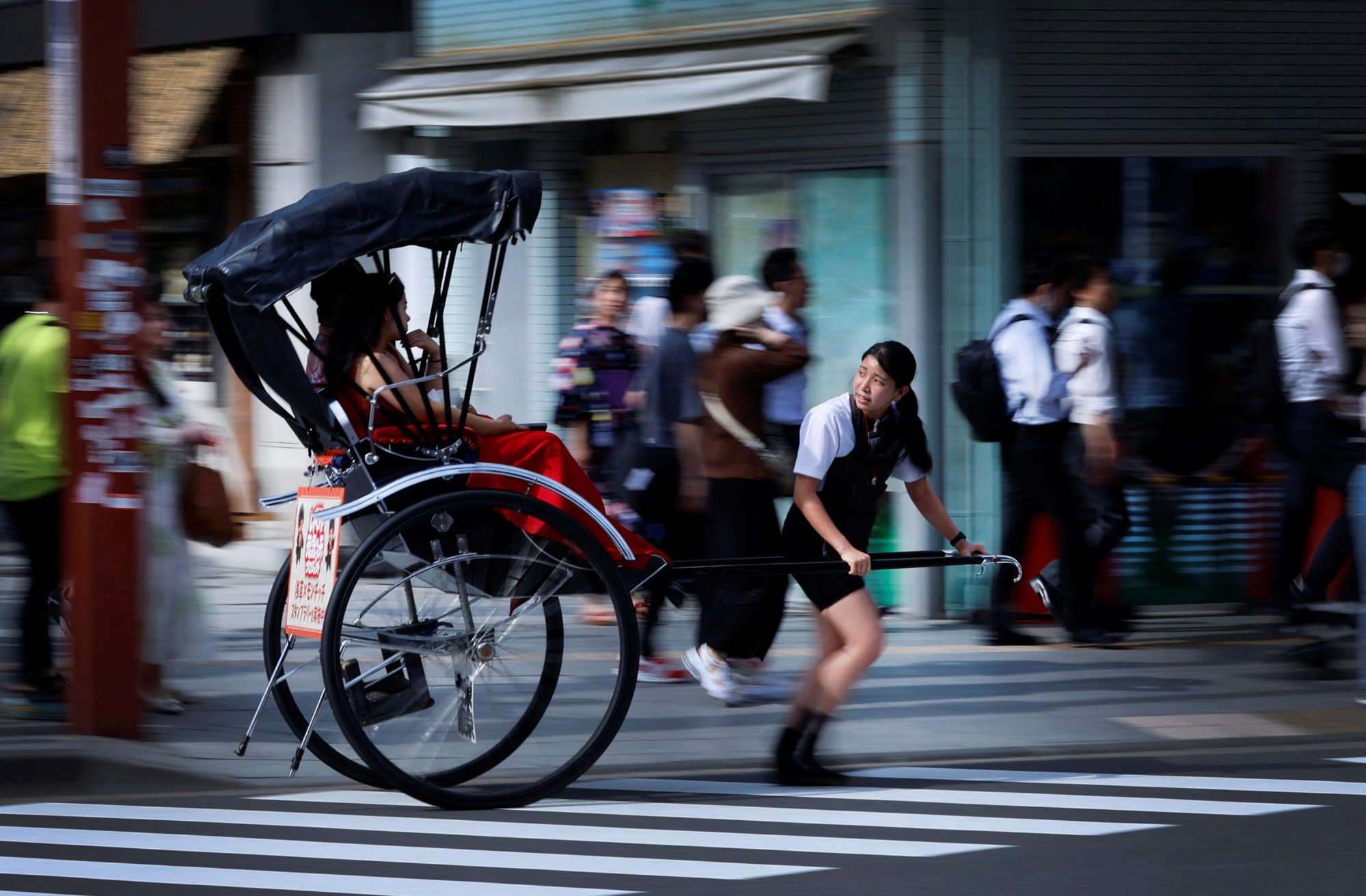 Japan DJ joins Tokyo’s growing ranks of female rickshaw drivers, boosts ...